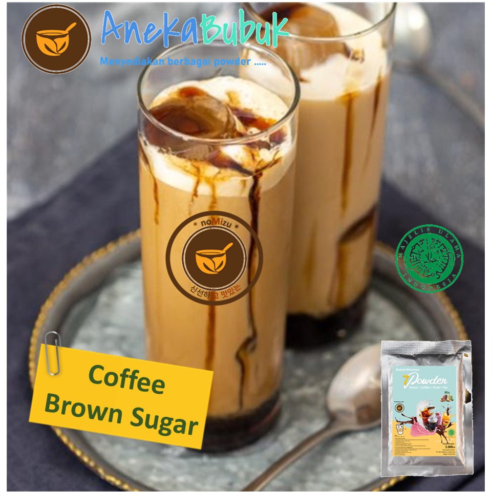Jual BUBUK MINUMAN COFFEE BROWN SUGAR 1KG - SERBUK MINUMAN RASA KOPI BROWN SUGAR - COFFEE POWDER ...