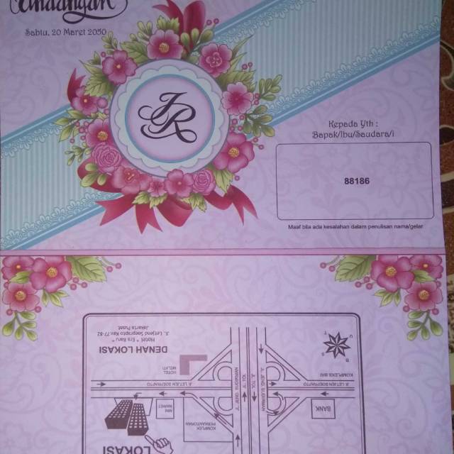 Jual Cetak undangan blangko erba 88186 | Shopee Indonesia