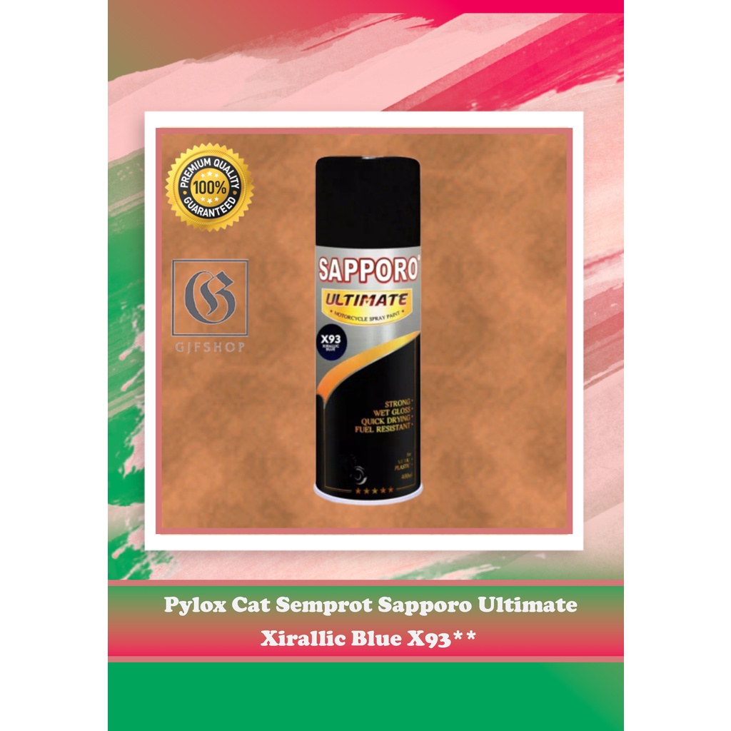 Jual Pylox Cat Semprot Sapporo Ultimate Xirallic Blue X93** 400ml ...