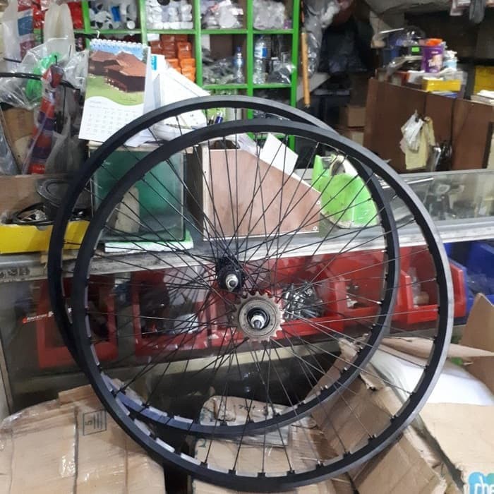 Jual Velg sepeda ukuran 26 lengkap depan + belakang ML0872 | Shopee ...