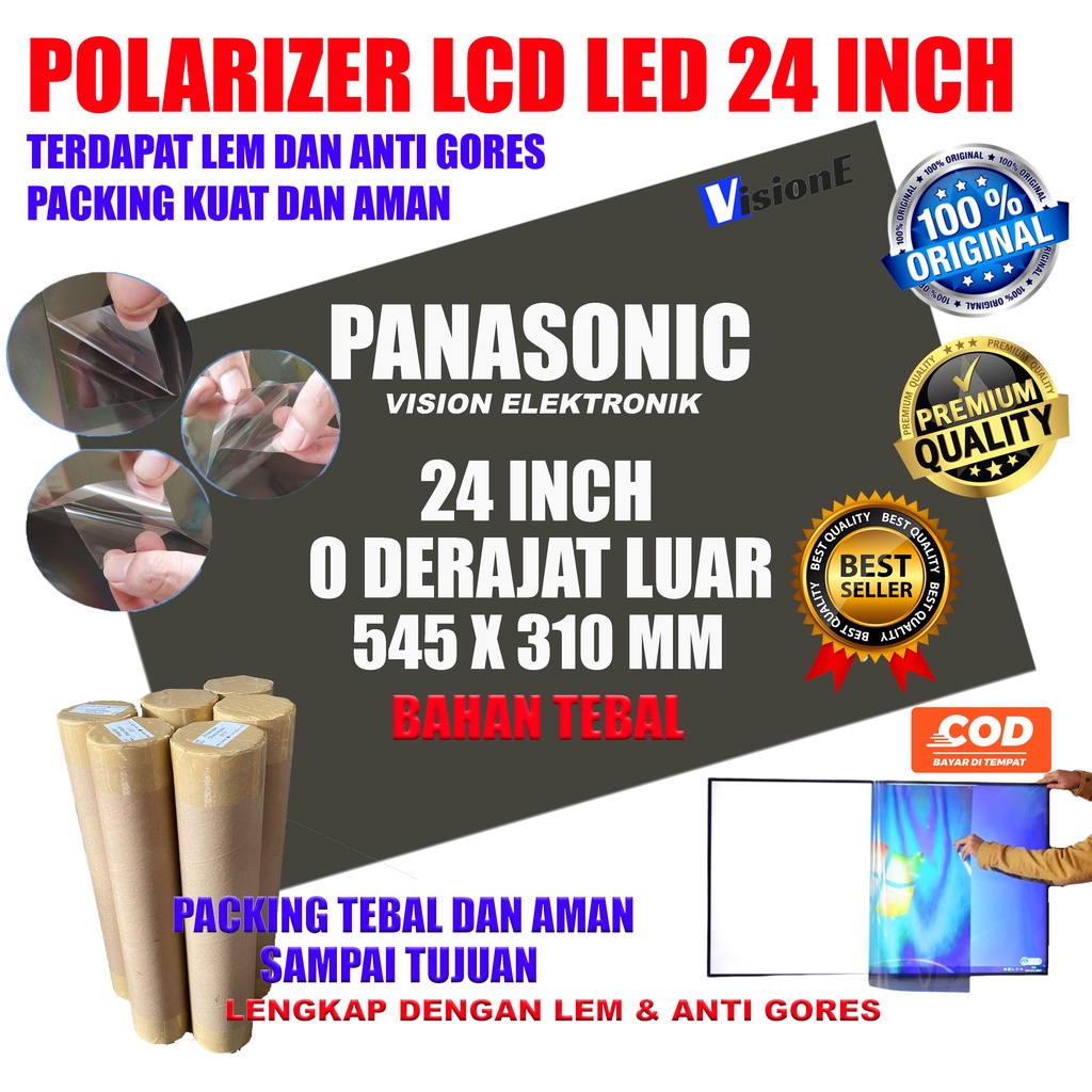 Jual POLARIZER 24 INCH PANASONIC POLARIZER TV LCD LED TOSHIBA 24 INCH 0 ...