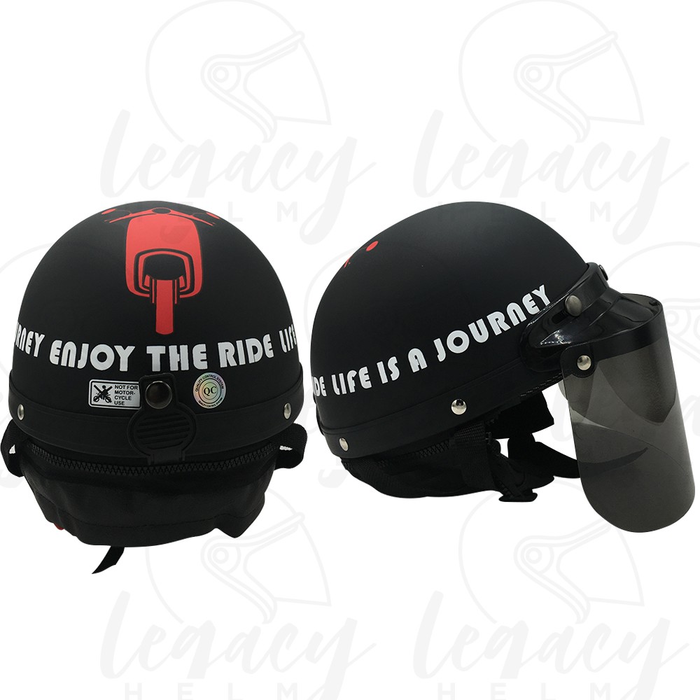 Jual Legacy Helm - Helm Chips Bogo Setengah Dewasa Motif Journey ...