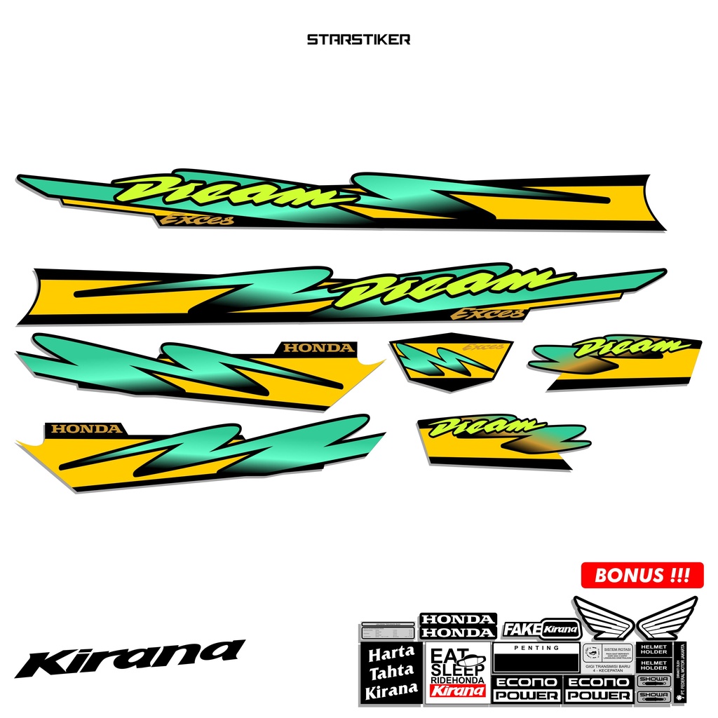Jual STRIPING KIRANA / STRIPING / STIKER HONDA KIRANA / STICKER HONDA ...