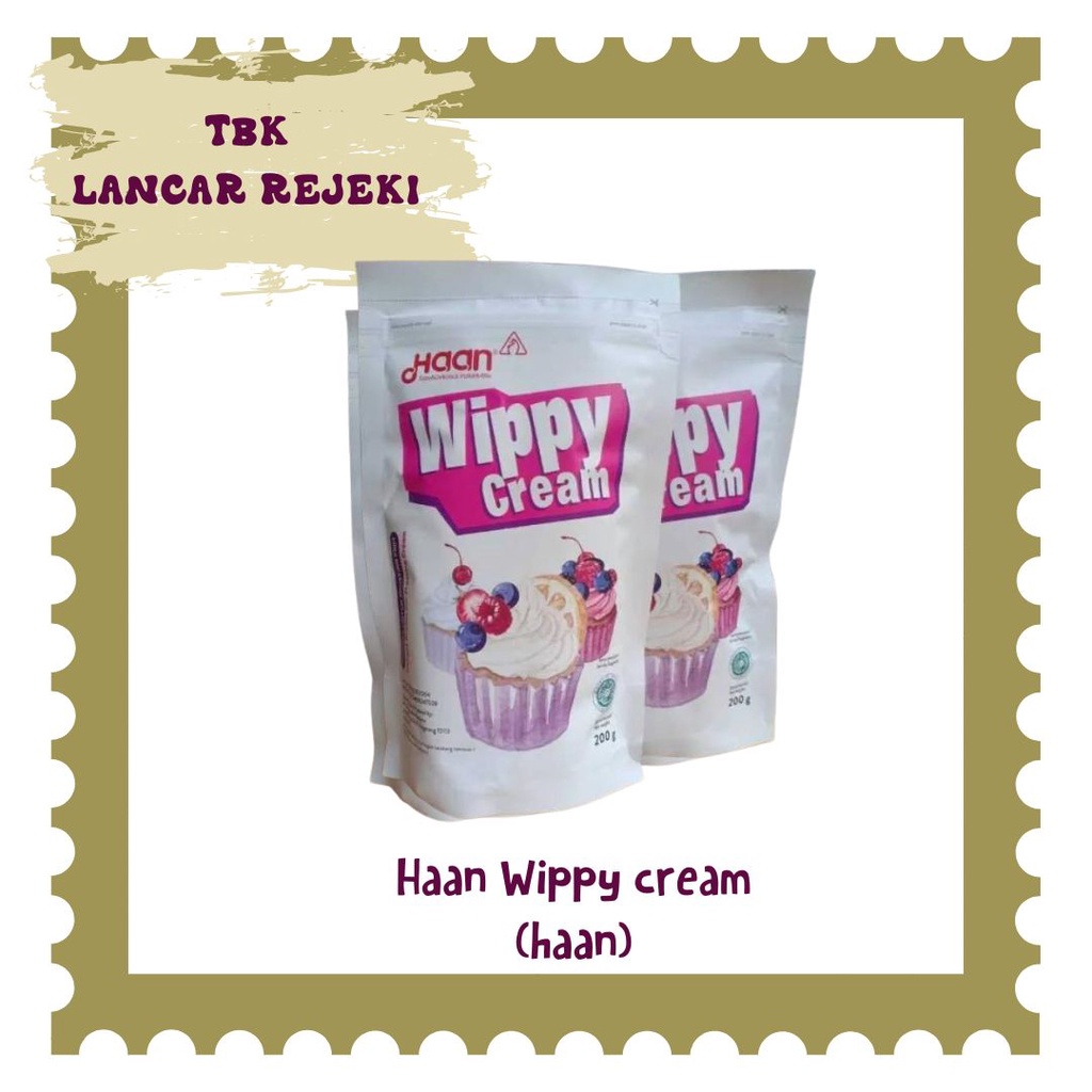 Jual Haan Whippy Cream 200gr | Shopee Indonesia