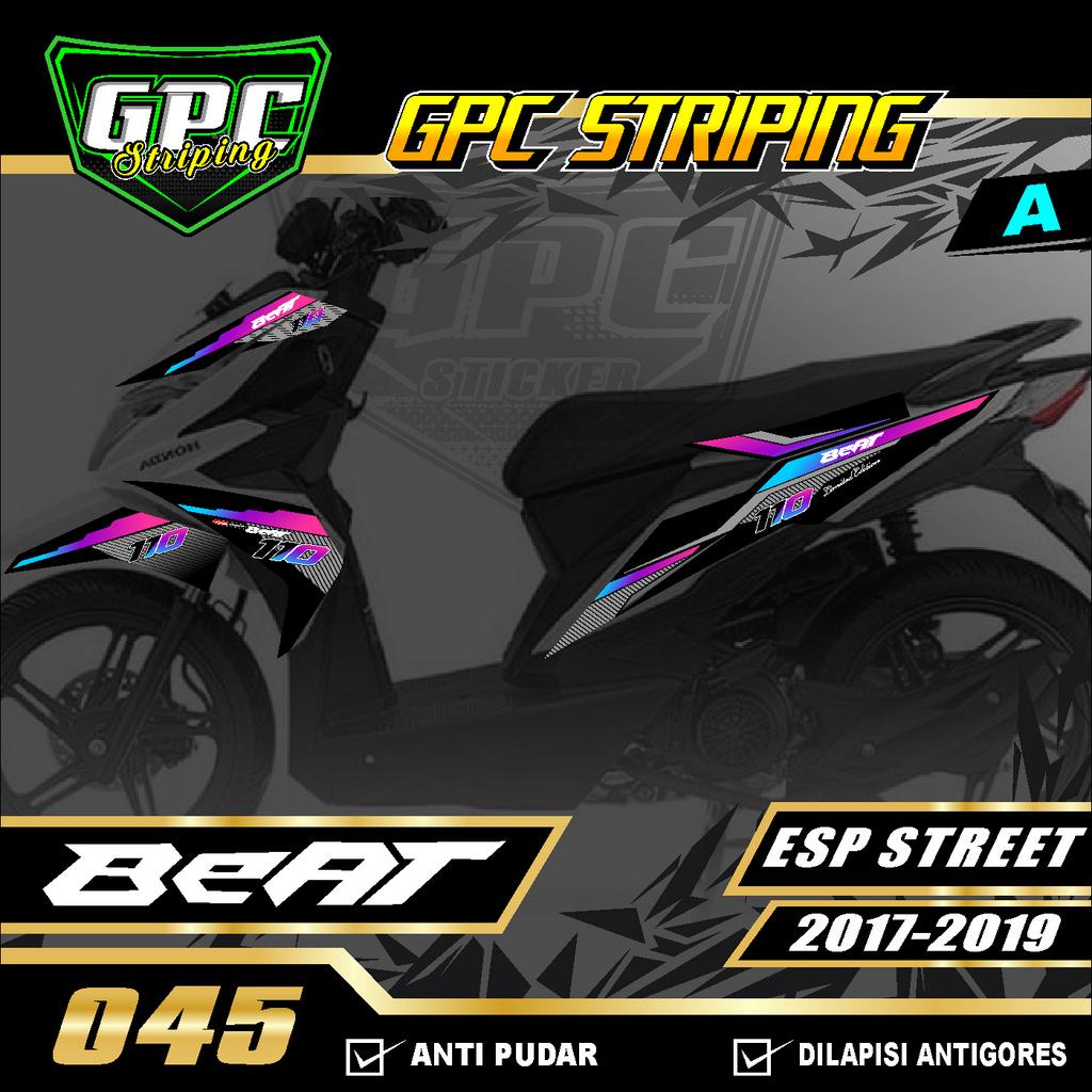 Jual STICKER STRIPING LIST VARIASI HOLOGRAM BEAT STREET ESP 2017-2019 ...