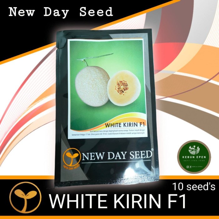 Jual BIBIT MELON WHITE KIRIN F1 New Day Seed (kemasan asli) | Shopee ...