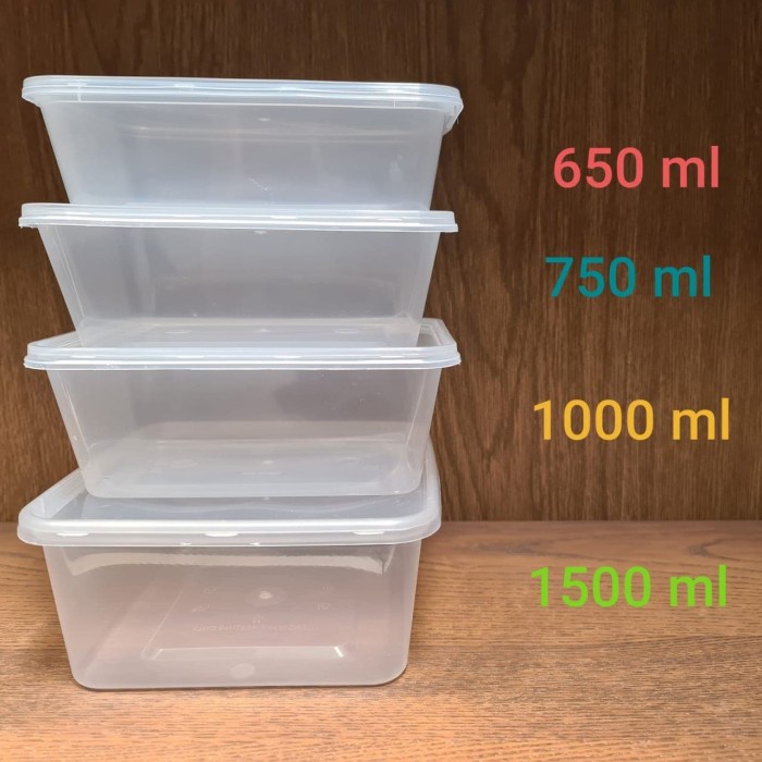 Jual 472Yjry65 Thinwall 750 Ml/Box Kotak Plastik/Kotak Plastik/Plastik ...