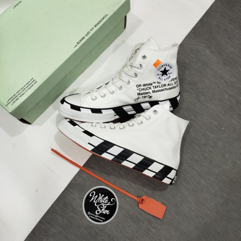 Jual CONVERSE CHUCK TAYLOR ALL STAR 70 x OFF WHITE | Shopee Indonesia