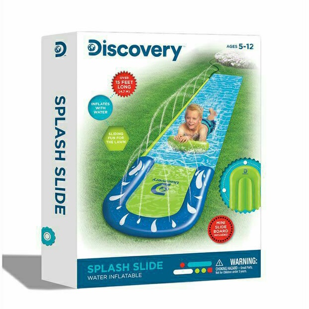 Jual Discovery Toy Inflatable Slip Splash Slides Water Inflatable ...
