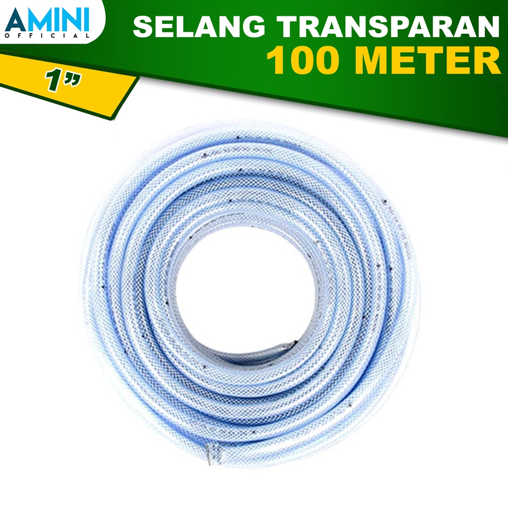 Jual SELANG TRANSPARAN 1INCH / SELANG SERAT BENANG ANYAM / SELANG AIR ...