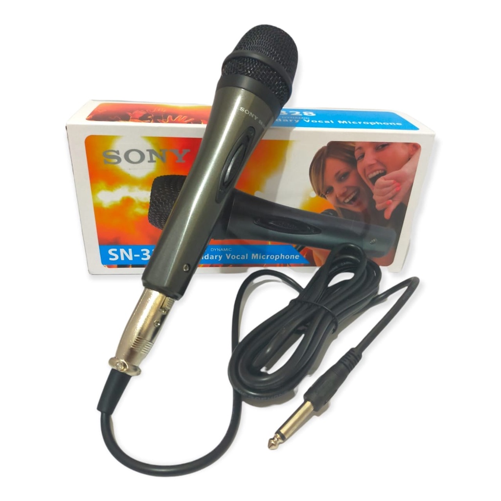 Jual Sony Mic Karaoke Kabel SN-328 Microphone Vocal Mikrofon Suara ...