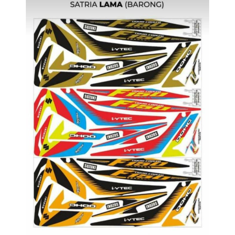 Jual Stiker Striping Satria Lama Barong | Shopee Indonesia