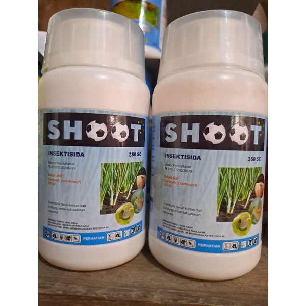 Jual Insektisida shoot 350 sc 250 ml,bahan aktif klorfenapir | Shopee ...