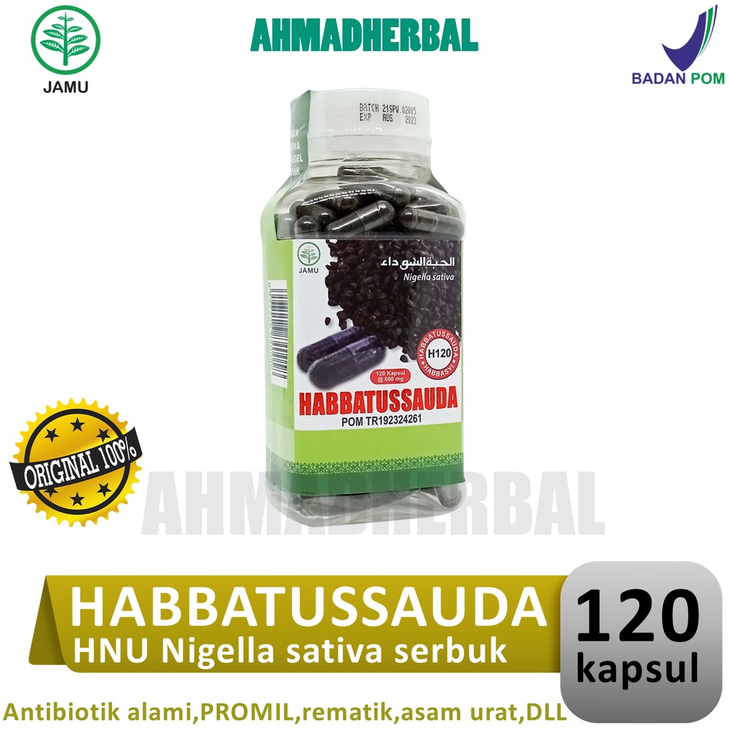 Jual HNU 120 kapsul HABBATUSSAUDA PROMIL (Serbuk) / HABBATUSAUDA Herbal ...