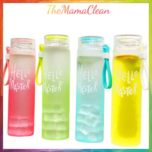 Jual BOTOL MINUM KACA HELLO MASTER 450 ML | Shopee Indonesia