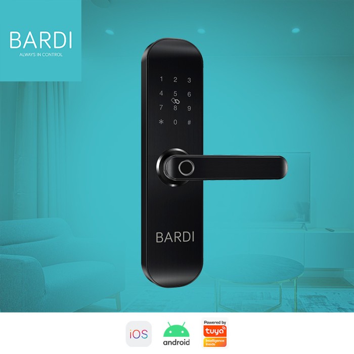 Jual Produk Terbaru Bardi Smart Home Door Lock Handle Rfid-Fingerprint ...