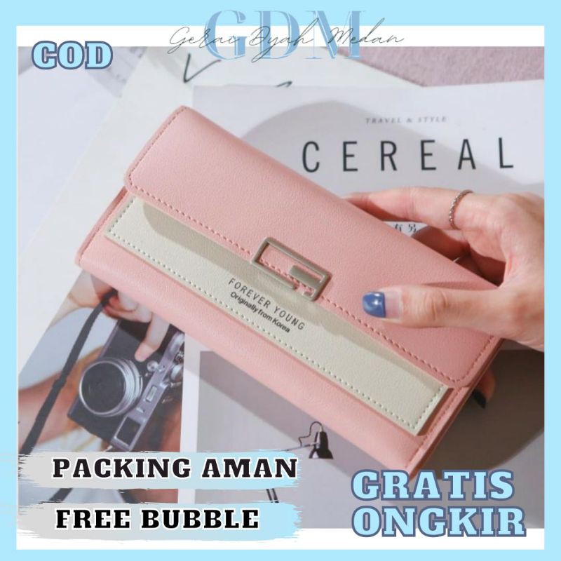 Jual Dompet Wanita Impor /dompet Panjang Tipis / dompet lipat | Shopee ...
