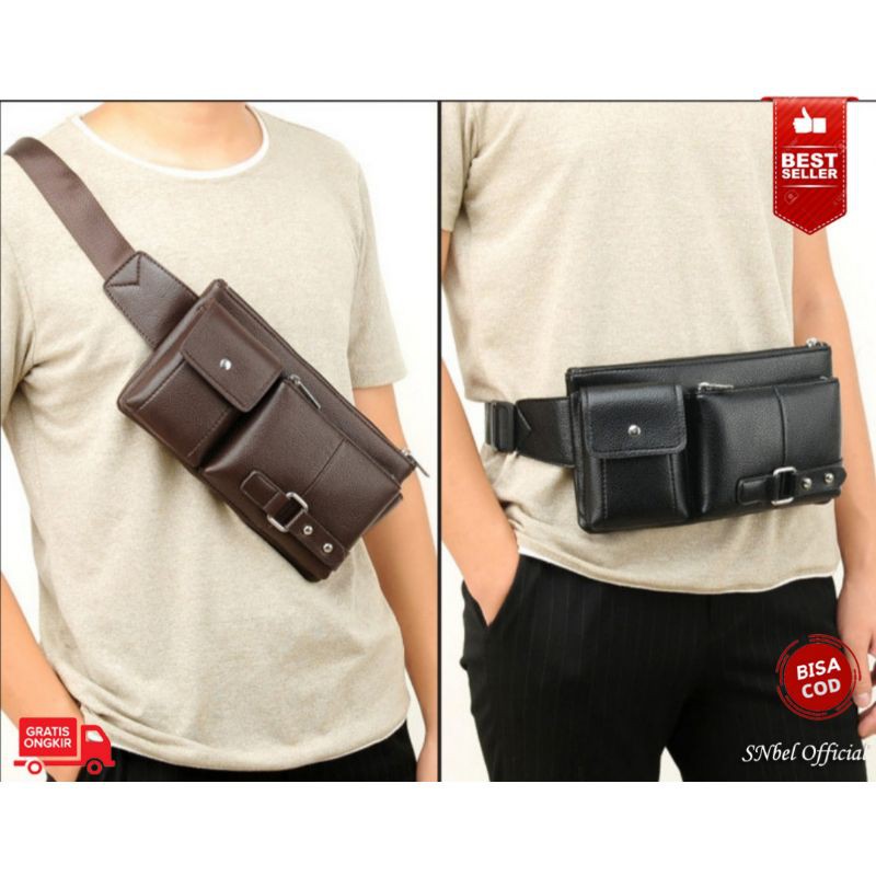 Jual Tas selempang slingbag waist bag sandang samping tas pinggang ...