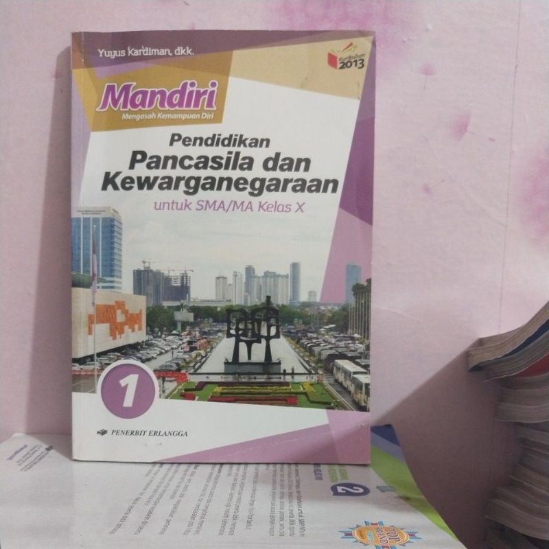 Jual buku mandiri ppkn/pendidikan pancasila dan kewarganegaraan kelas X/10/1 sma Erlangga revisi ...