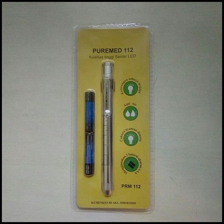 Jual Penlight Puremed 112 Led Cahaya Kuning | Shopee Indonesia