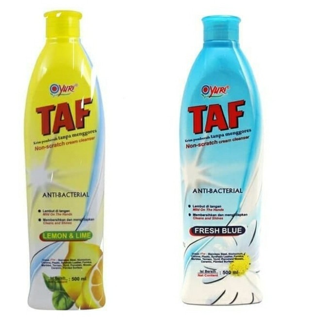 Jual YURI TAF TAFF Krim Pembersih Serbaguna Antibacterial Botol 500 ml ...