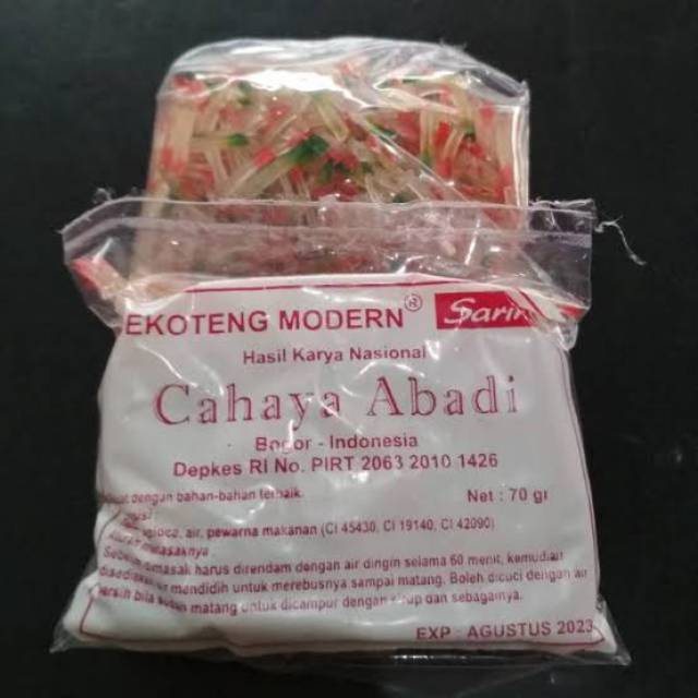 Jual SEKOTENG CENTE MANIS PACAR CINA ES BUAH BAHAN KOLAK TAPIOCA BALLS ...