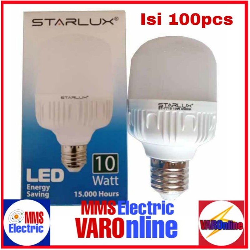 Jual Led T Bulb 10w Starlux (isi 100pcs) | Shopee Indonesia