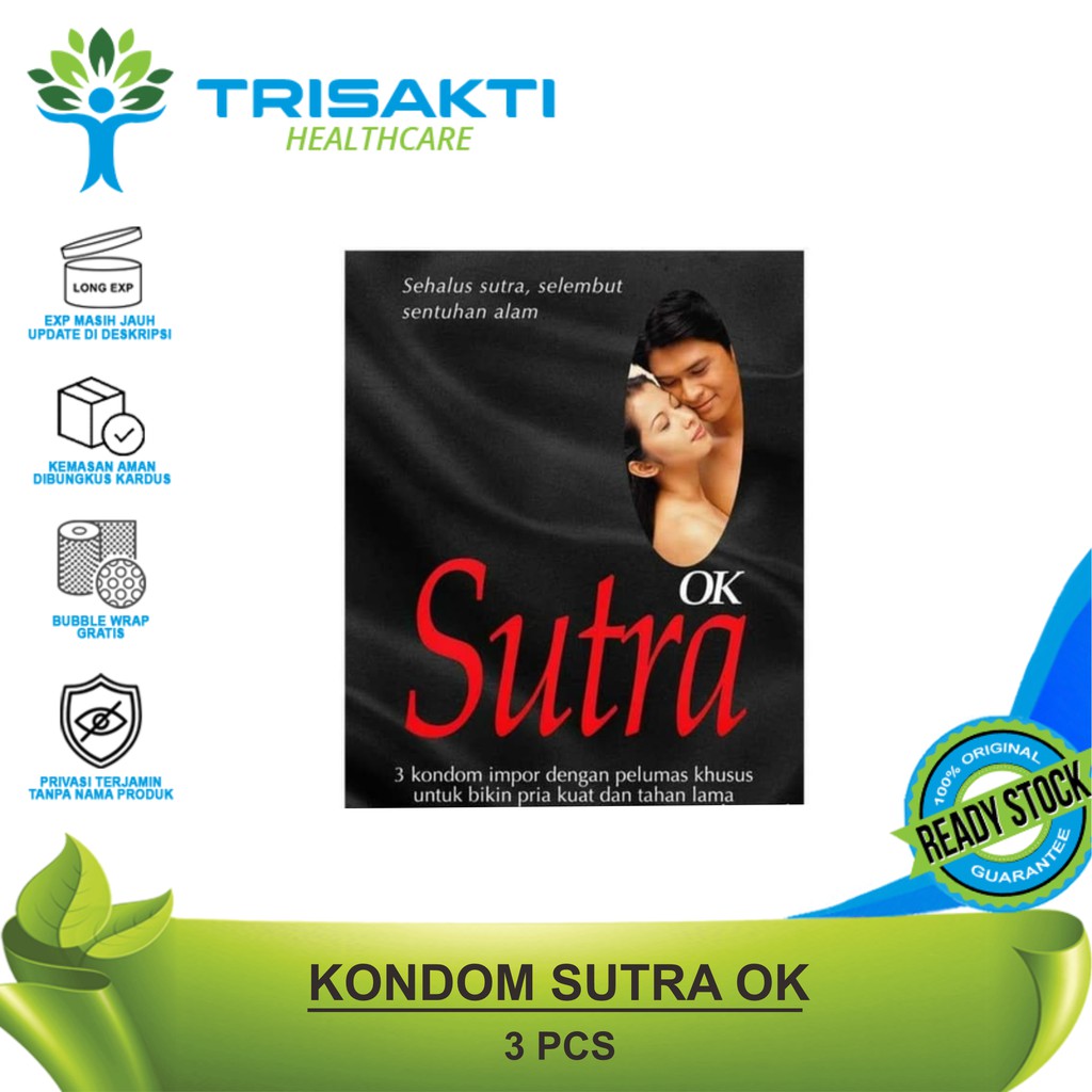 Jual Kondom Sutra isi 3 Classic Merah OK Hitam Sutra Gerigi Bergerigi ...