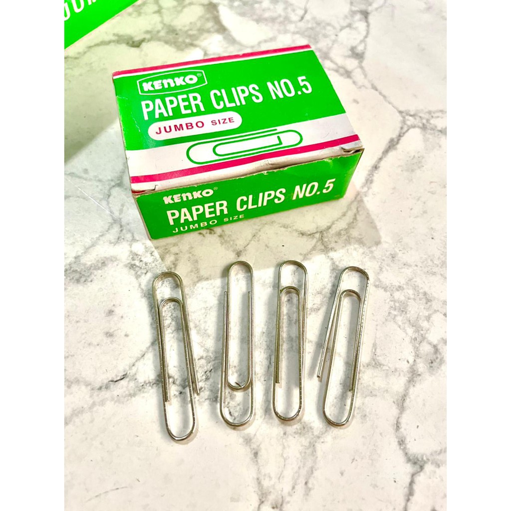 Jual paper clip / klip kertas / paper klip/ penjepit kertas | Shopee ...