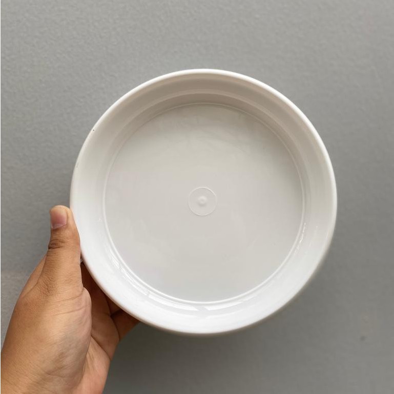 Jual Nanem Taneman Tatakan/Alas pot plastik putih D-15cm | Shopee Indonesia