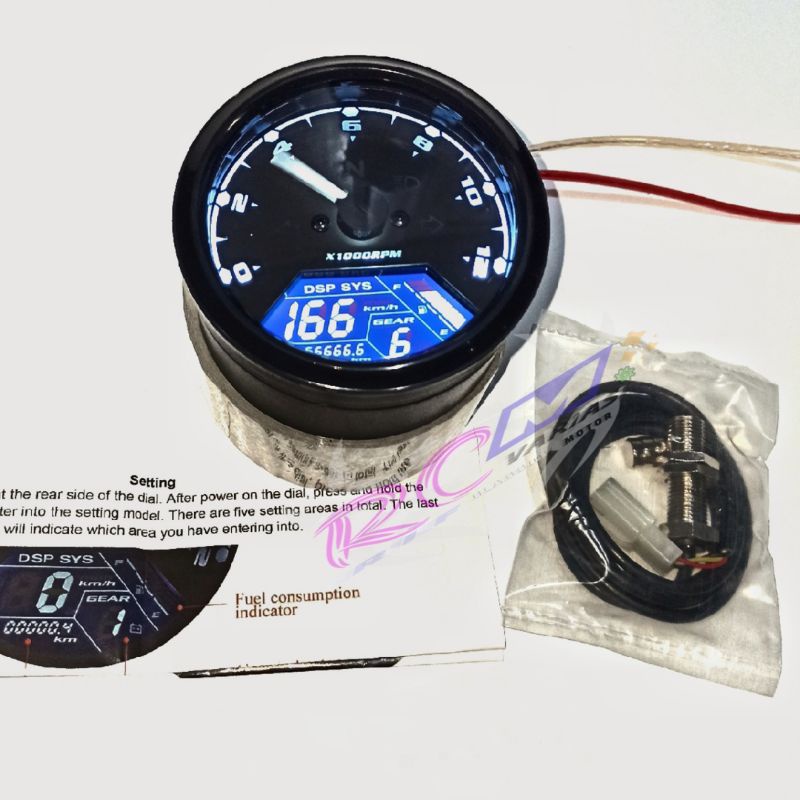 Jual Spido digital klx crf rx king trail japstyle cb GL Megapro Vixion ...