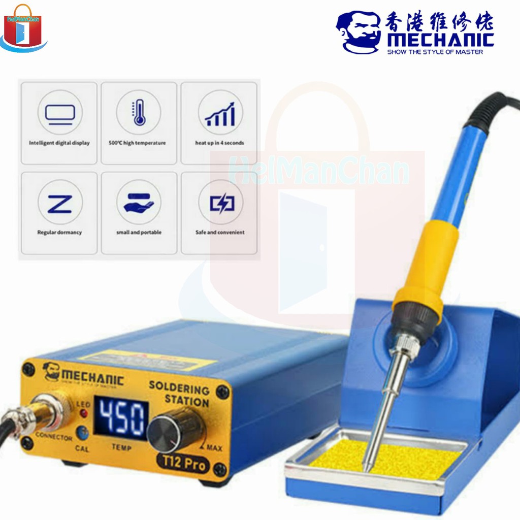 Jual Solder Station Mechanic T12 Pro ORIGINAL 79035 | Shopee Indonesia