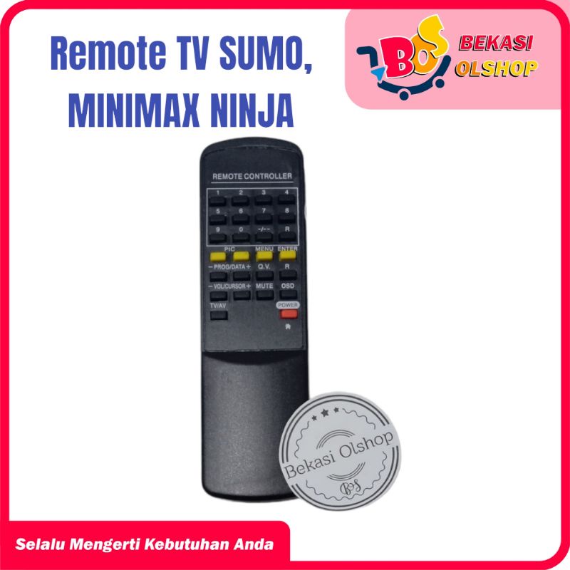 Jual Remot Remote Tv Sumo.Polytron,Digitec /Remot Tv Tabung Ninja ...
