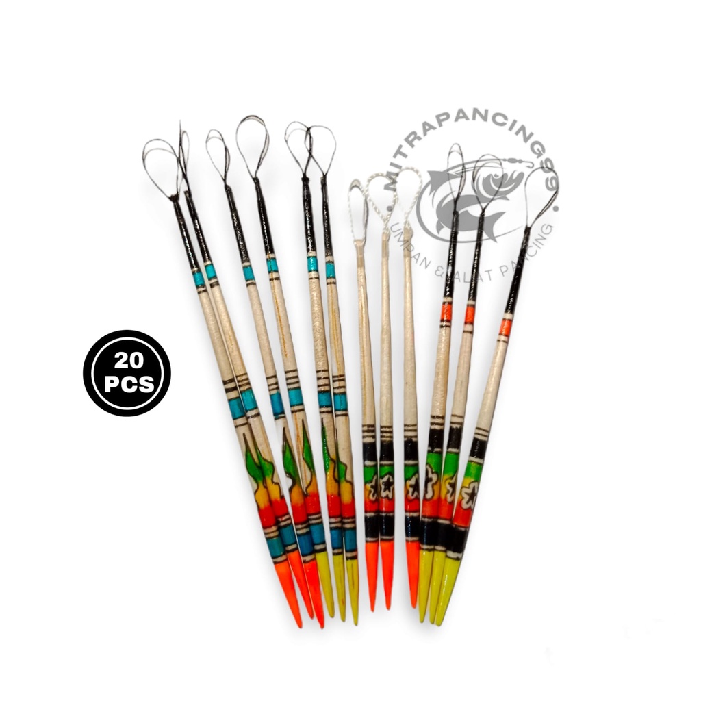 Jual 20 Pcs Pelampung Kumbul Jarum Batik - Kumbul Pancing Ikan | Shopee ...