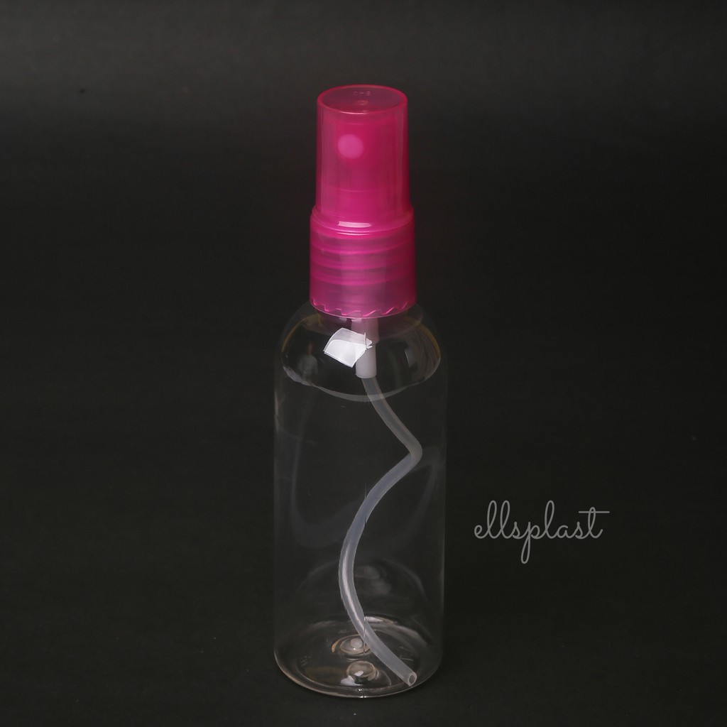 Jual BOTOL PET 60 ML TUTUP SPRAY PINK / BOTOL SPRAY 60 ML | Shopee ...