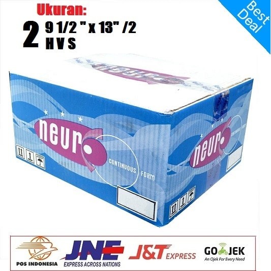 Jual Kertas Continuous Forms A4 - 9.5 X 11 Inch 2 Ply Merek NEURO Bagi ...