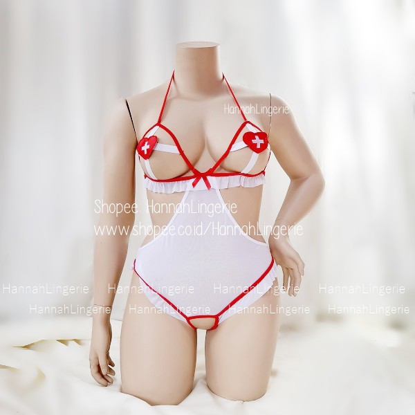 Jual Xl Xxl Xxxl Lingerie Kostum By Hannah Lingerie Nurse Perawat