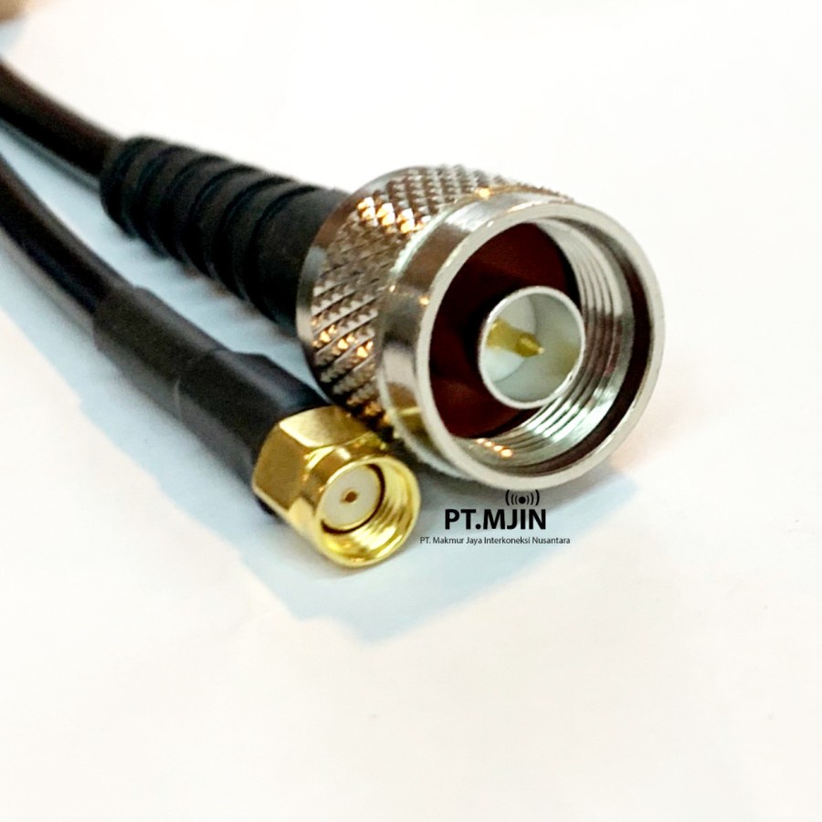 Jual Kabel Jumper/Pigtail N male ke RP SMA male Rg58 panjang 3 meter | Shopee Indonesia