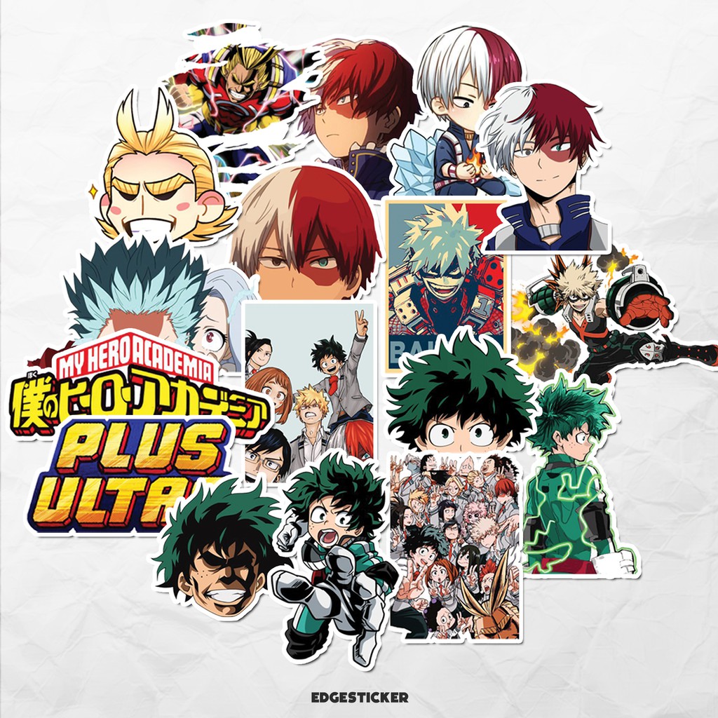 Jual 19pcs BOKU NO HERO Aesthetic Sticker Tumblr | Shopee Indonesia