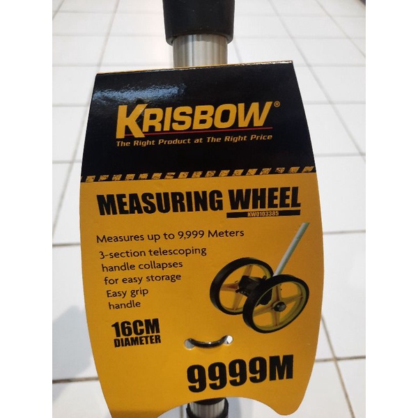 Jual meteran dorong krisbow meteran roda measuring wheel KRISBOW ...