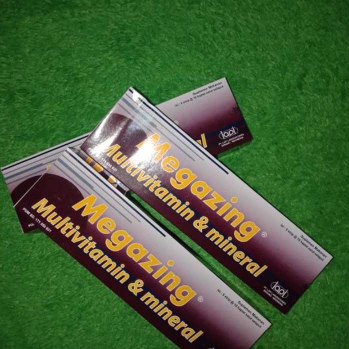 Jual Vitamin C , E , Zinc Megazing Multivitamin dan mineral per box ...