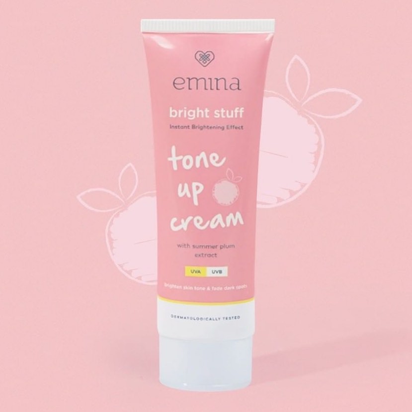Jual ORIGINAL EMINA BRIGHT STUFF TONE UP CREAM INSTANT BRIGHTENING 20 ...