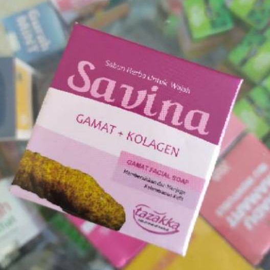 Jual Sabun Wajah Savina Gamat plus Kolagen Mengurangi Keriput Wajah ...