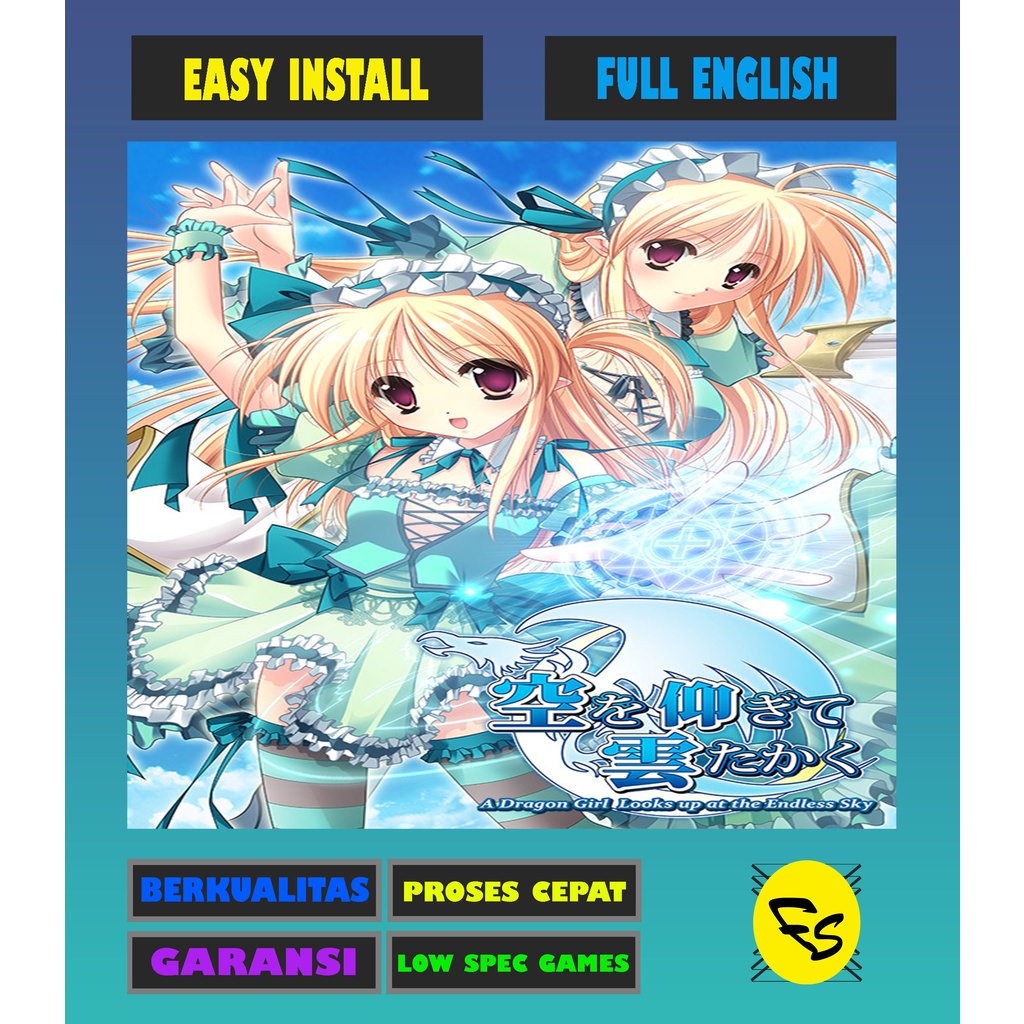 Jual Game PC A Dragon Girl Looks Up at the Endless Sky Game Visual ...