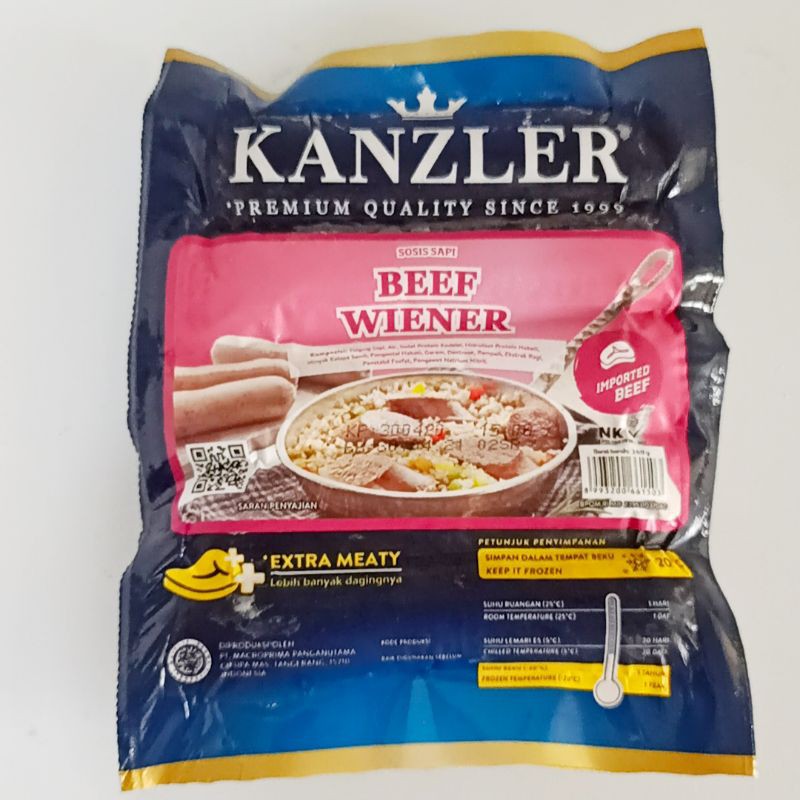 Jual KANZLER WIENER BOCKWURST BRATWURST GERMAN CHICKEN COARSE CHEESE ...