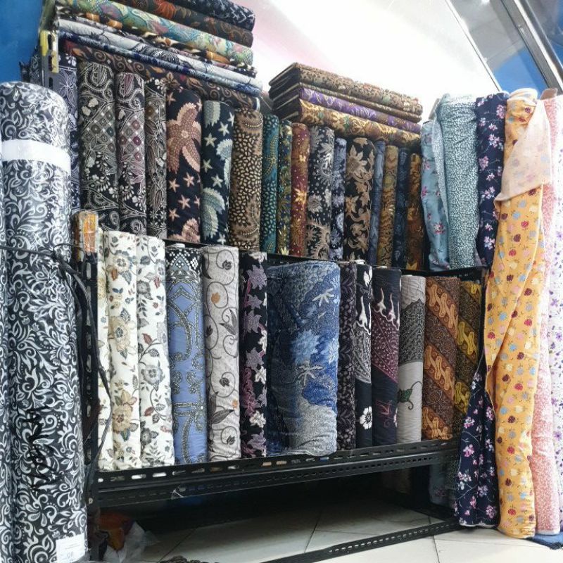 Jual Kain Bahan Batik Halus Katun printing 40's | meteran dan grosiran ...