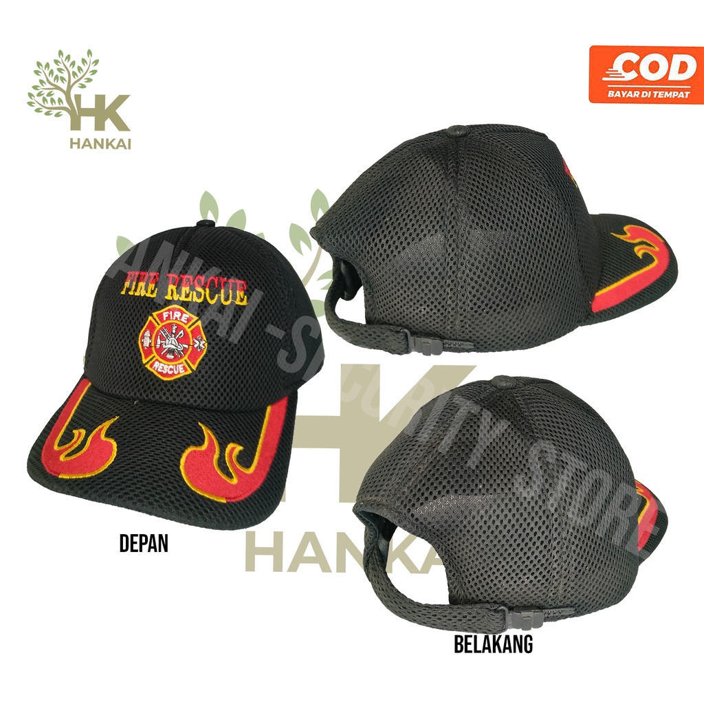 Jual Topi Damkar pemadam Kebakaran Fire Rescue kombinasi | Shopee Indonesia