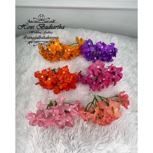 Jual Semanggi Hydrangea Mini Kembang seribu Bunga Hairdo Sanggul ...