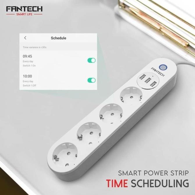 Jual Spesial Fantech Smart Power Strip Stop Kontak Wifi - Sps0101 | Shopee Indonesia