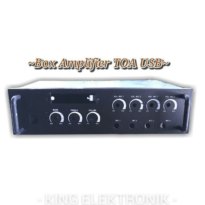 Jual BOX AMPLI AMPLIFIER BOSTEC TOA USB LUBANG MODUL MP3 USB | Shopee Indonesia